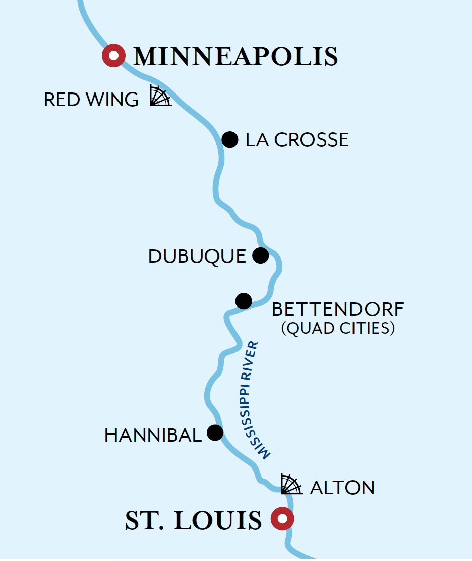 AQSC-Mississippi-River-St-Louis-Minneapolis-Itin-Map - Sunstone Tours ...